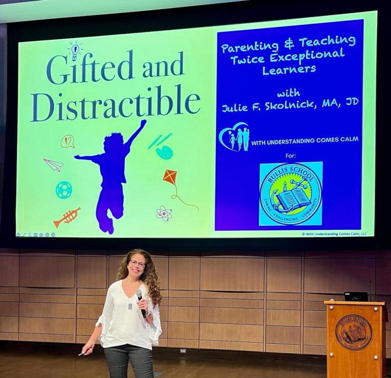 Services For Educators of 2e students - With Understanding Comes Calm