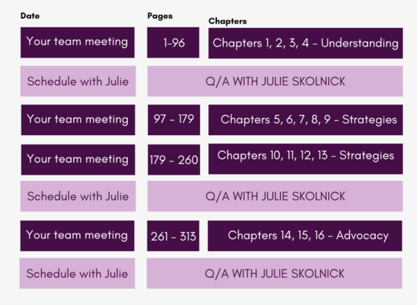 Schedule G&D Book Study - With Understanding Comes Calm