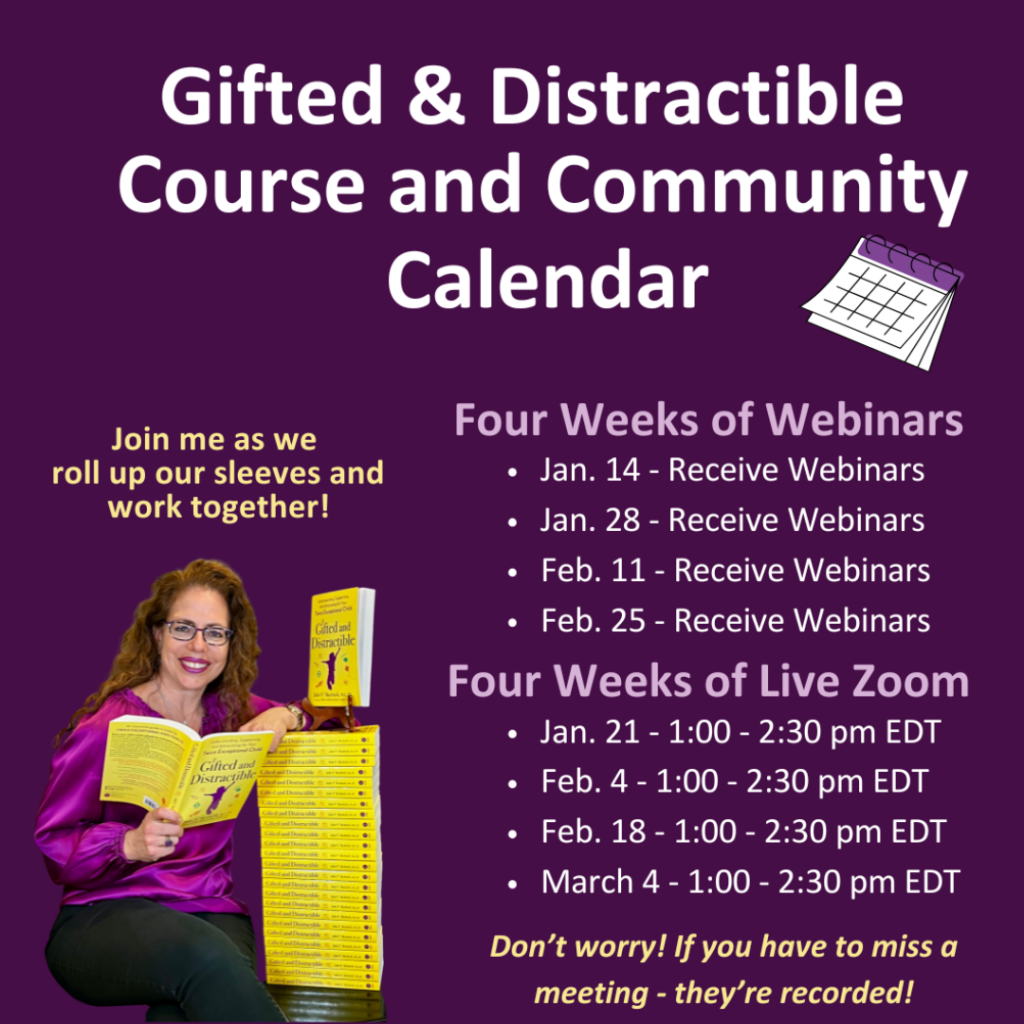 Gifted & Distractible Course - With Understanding Comes Calm