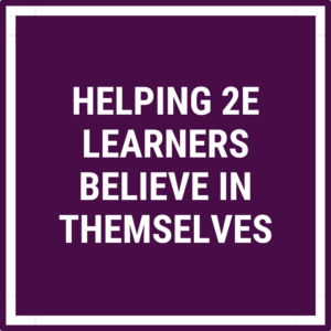 Services For Educators of 2e students - With Understanding Comes Calm